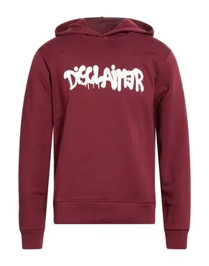 DISCLAIMER Sweatshirt Cotton With Print - Red