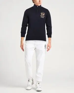 LA MARTINA Embroidered Half-zip Sweater - Navy