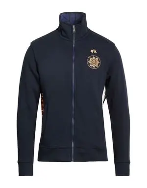 LA MARTINA Cotton Polyester Embroidered Zip-up Sweatshirt
