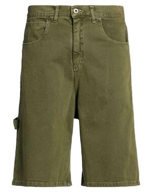 BERNA Denim Bermuda Shorts - Green