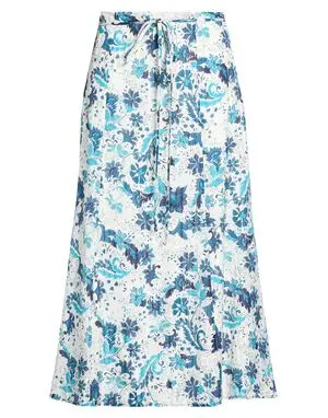 REALLY WILD Floral Jacquard Flared Midi Skirt