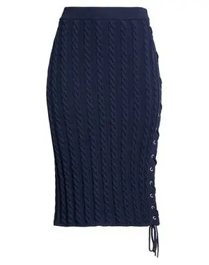 Kenzo Midi Cotton Cable-knit Skirt