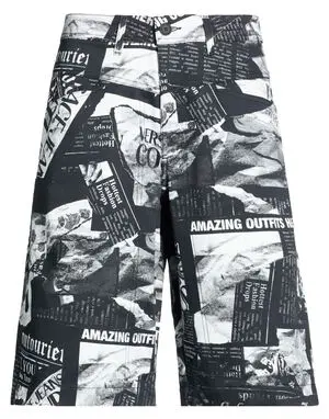 Versace Cotton Printed Bermuda Shorts