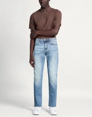 Armani Exchange Skinny Jeans In Medium Wash Cotton With Elastane