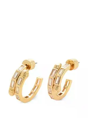 Kurt Geiger Eagle Head Crystal Earrings - Gold