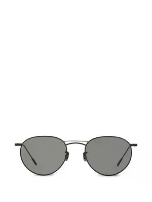 EYEVAN7285 Round Frame Double-bridge Sunglasses - Black