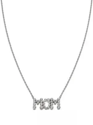 MARIA BLACK Mom Pendant Necklace - Silver