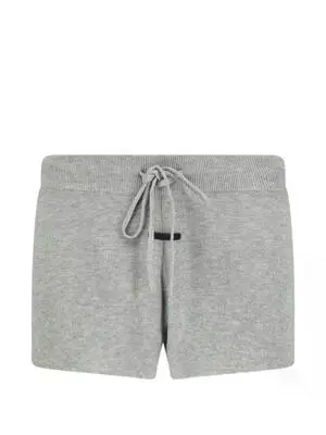 Fear Of God Essentials Logo-patch Shorts - Grey