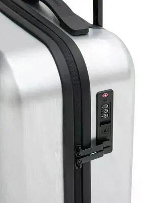 Armani Exchange Logo-embossed Ridged Luggage