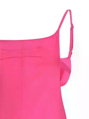 Attico Slit-detail Dress - Pink