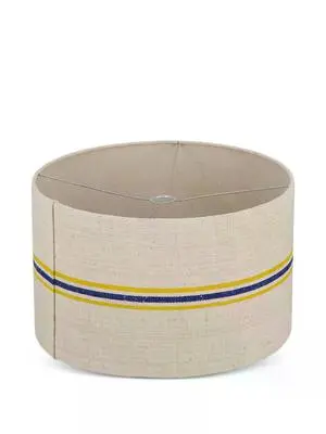 PAULA Striped Lampshade - Brown