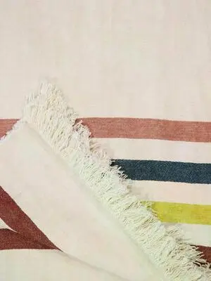 Libeco Belgian Fouta Striped Fringed Towel