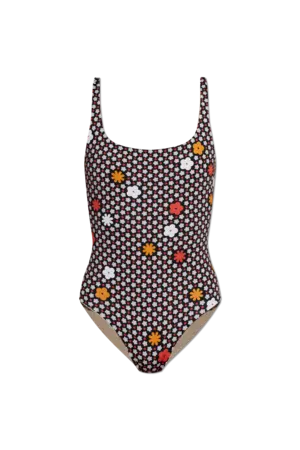 MAISON MARGIELA Floral Print One-piece Swimsuit - Multicolour