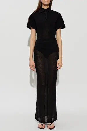 Alaïa Wool Maxi Dress