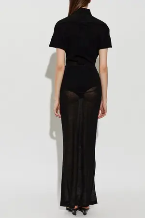 Alaïa Wool Maxi Dress