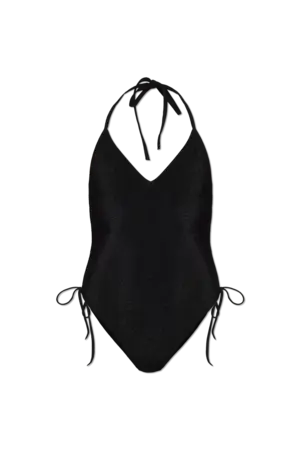 Balmain Halterneck One-piece Swimsuit - Black