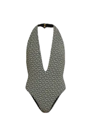 Balmain One-piece Swimsuit - Black