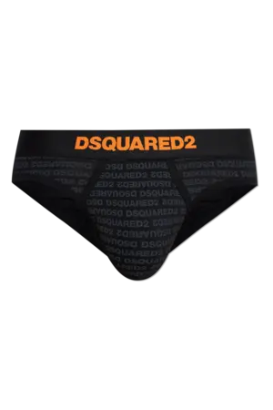 Dsquared2 Briefs With Logo - Black