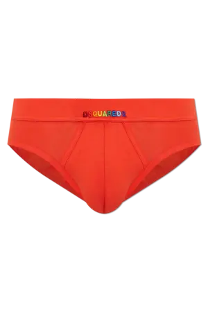 Dsquared2 Briefs With Logo - Red