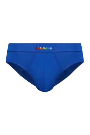 Dsquared2 Briefs With Logo - Blue