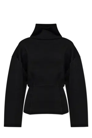 Alaïa Turtleneck With Stitch Detailing