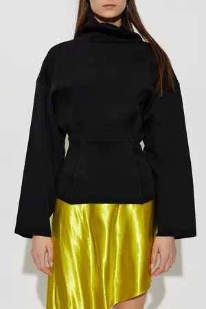 Alaïa Turtleneck With Stitch Detailing