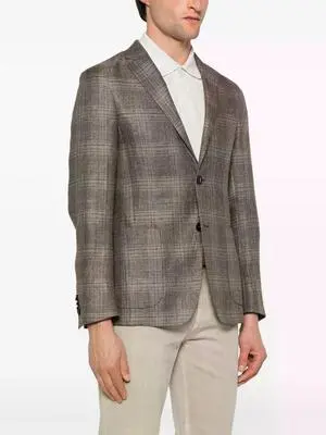 Zegna Single-breasted Blazer - Brown