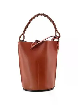 Loewe Gate Top Handle Leather Medium Bucket Bag