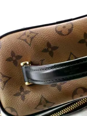 LOUIS VUITTON Vanity Handbag Reverse Monogram Canvas Pm Satchel