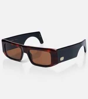 Valentino Garavani Vlogo Flat-top Sunglasses
