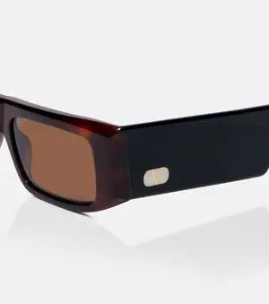 Valentino Garavani Vlogo Flat-top Sunglasses