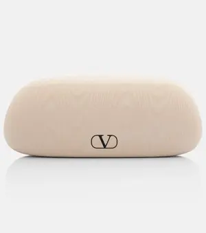 Valentino Garavani Vlogo Flat-top Sunglasses