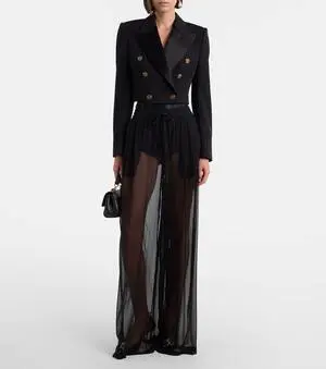 Dolce & Gabbana Silk Wide-leg Pants