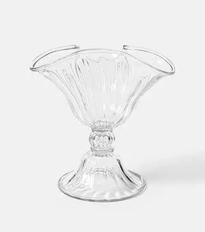 AKUA OBJECTS Blixen Large Glass Vase - Transparent
