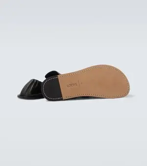 Loewe Flex Leather Loafers