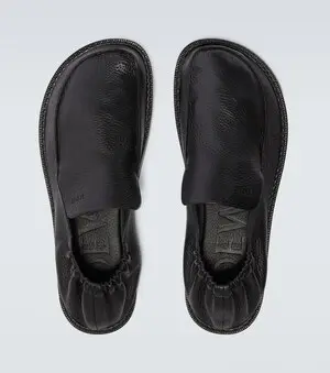 Loewe Flex Leather Loafers