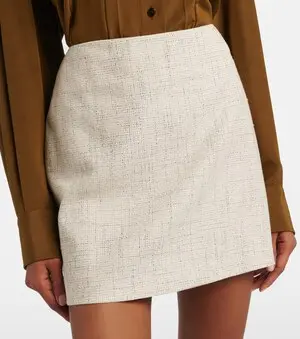 BLAZÉ MILANO Coci Checked Miniskirt