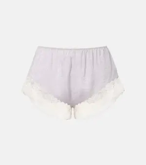 Chloé Silk Shorts - Grey