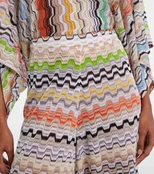 Missoni Zig Zag High-rise Wide-leg Pants
