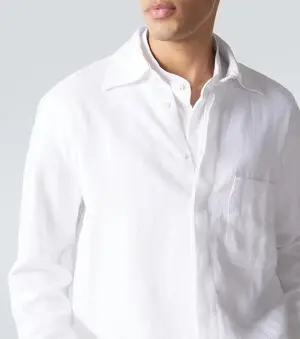 SAMAN AMEL Linen Overshirt