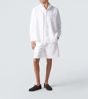 SAMAN AMEL Linen Overshirt
