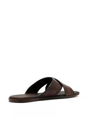 Magnanni Criss-cross Leather Sandals