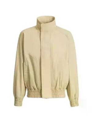 Balmain Cotton Vintage Bomber Jacket - Neutrals
