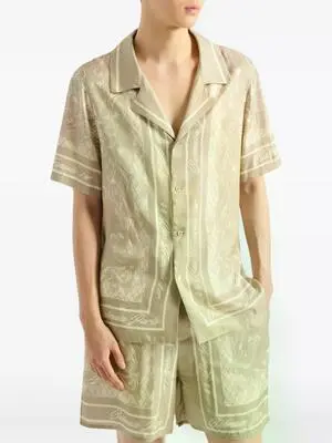 Balmain Printed Foulard Pyjama Shirt - Neutrals