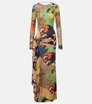 Etro Frill Evening Dresses