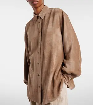 Brunello Cucinelli Corduroy Shirt - Brown