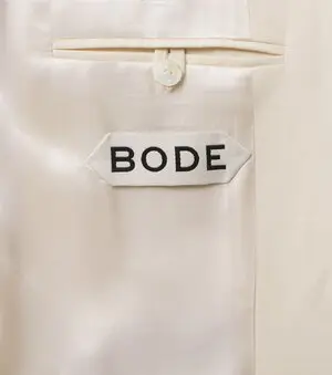 BODE Slub Weave Suit Jacket