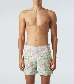 Orlebar Brown Bulldog Printed Swim Trunks
