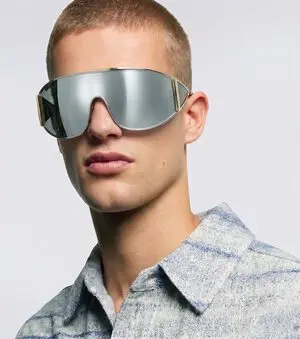 Loewe Speed Shield Sunglasses - Silver