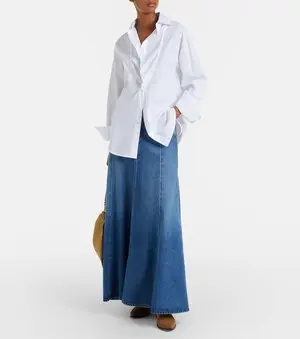Ag Tula Denim Maxi Skirt